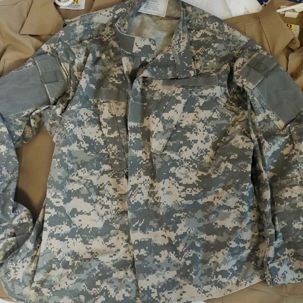 Us Military Combat Digital Camo Jacket Shirt Bundle - Gem